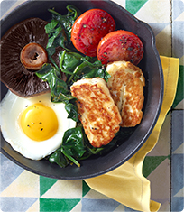 how to fry up halloumi