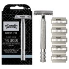 Wilkinson Sword Barber's Style the Edger Men's Double Edge Razor with ...