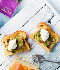 Philadelphia and porcini brioche | Sainsbury's